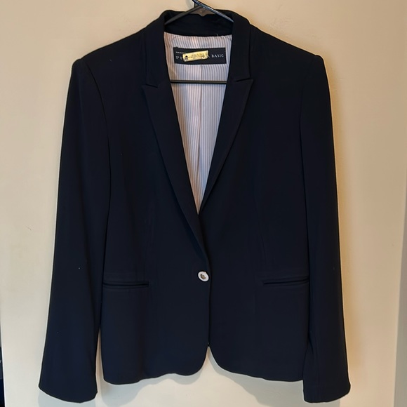 Zara | Jackets & Coats | Zara Basic Black Blazer | Poshmark